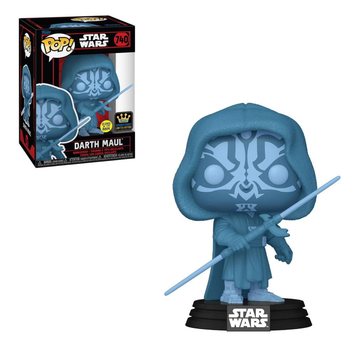 Darth Maul Holograma GLOW Exclusivo SS 740 Funko Pop Star Wars ...